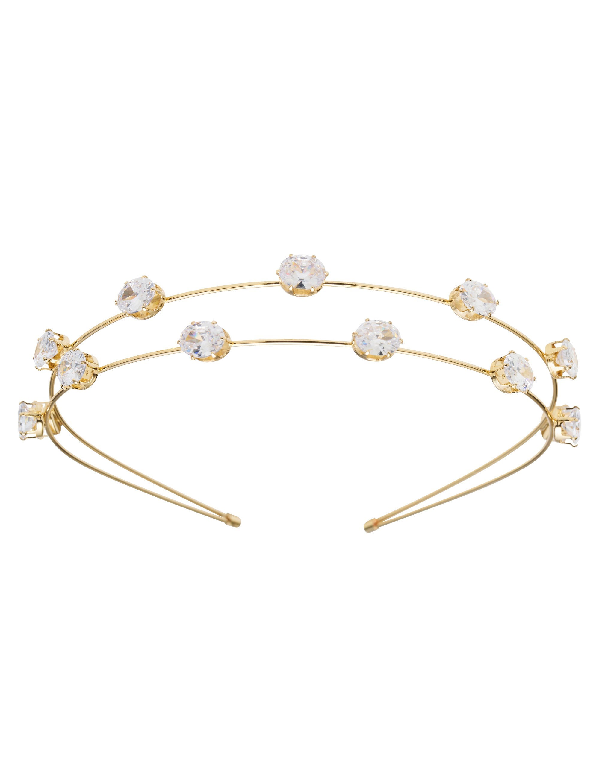 COCO DOUBLE STRAND CRYSTAL SET METAL BAND – Amelie Collection