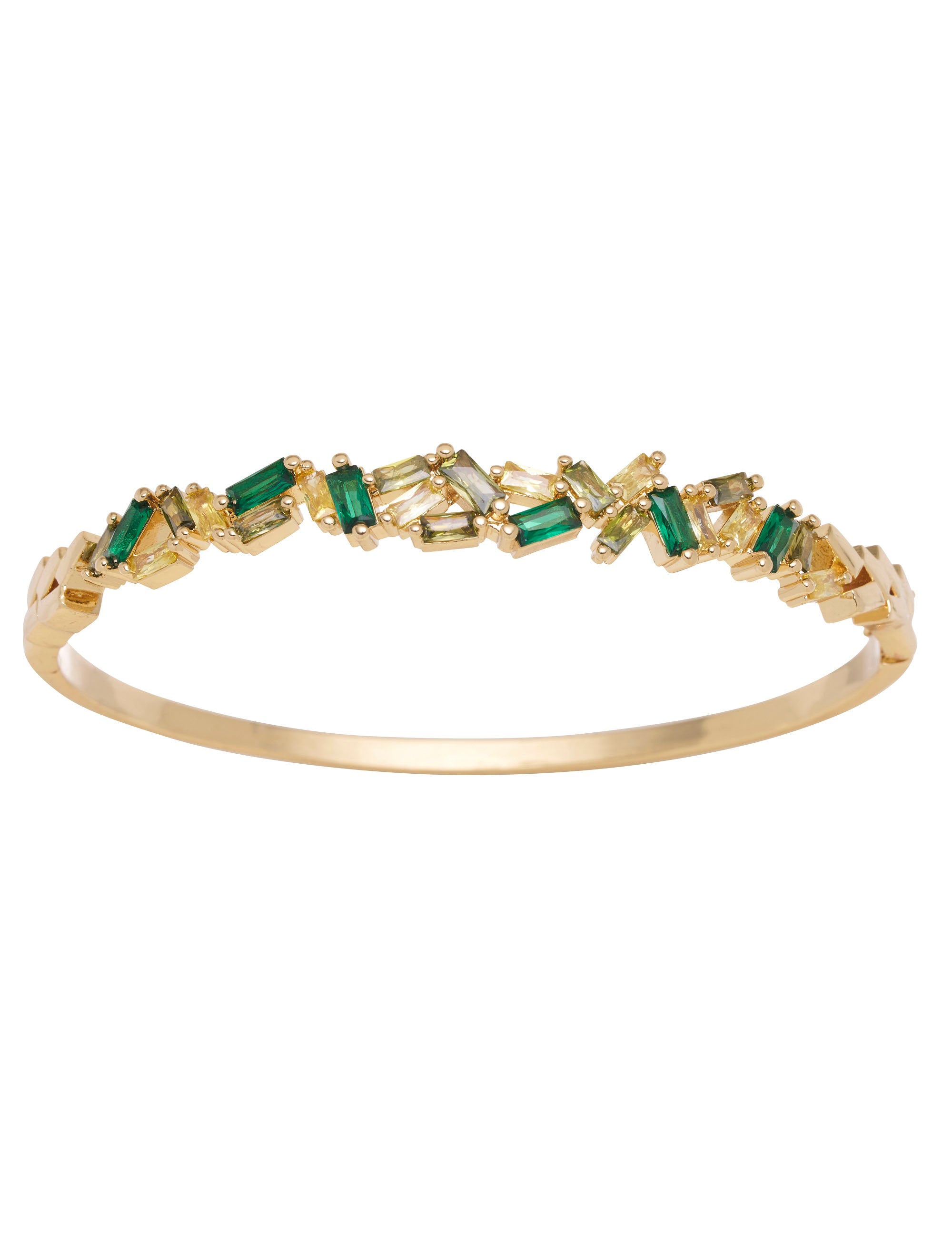Stone Hinge Bangles – Green | Save Big - Shop Now – Amelie Collection